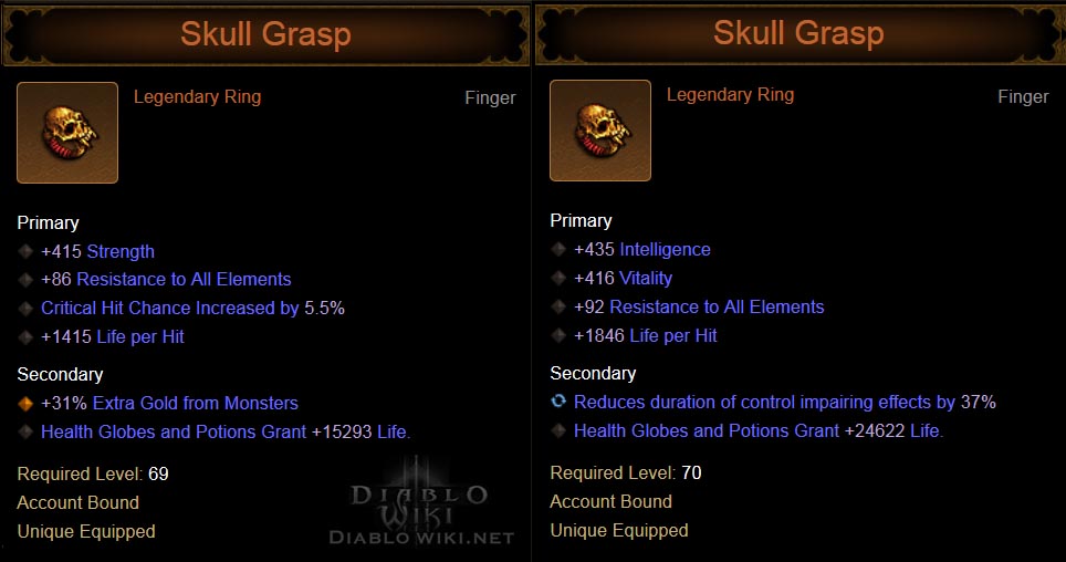 Skull Grasp - Diablo Wiki