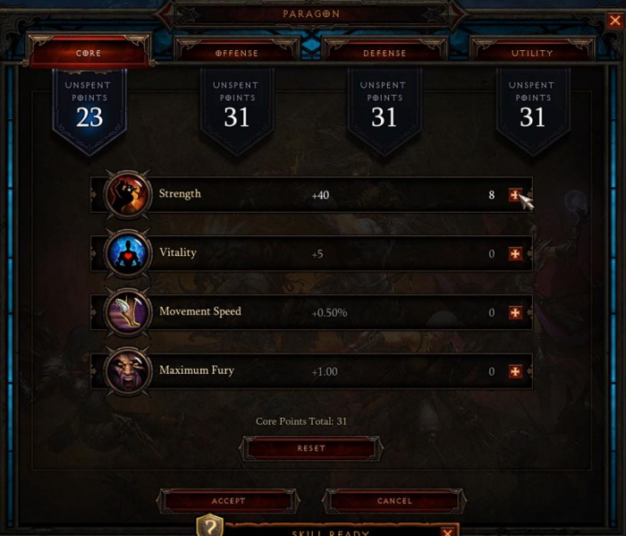 Core tab - Diablo Wiki